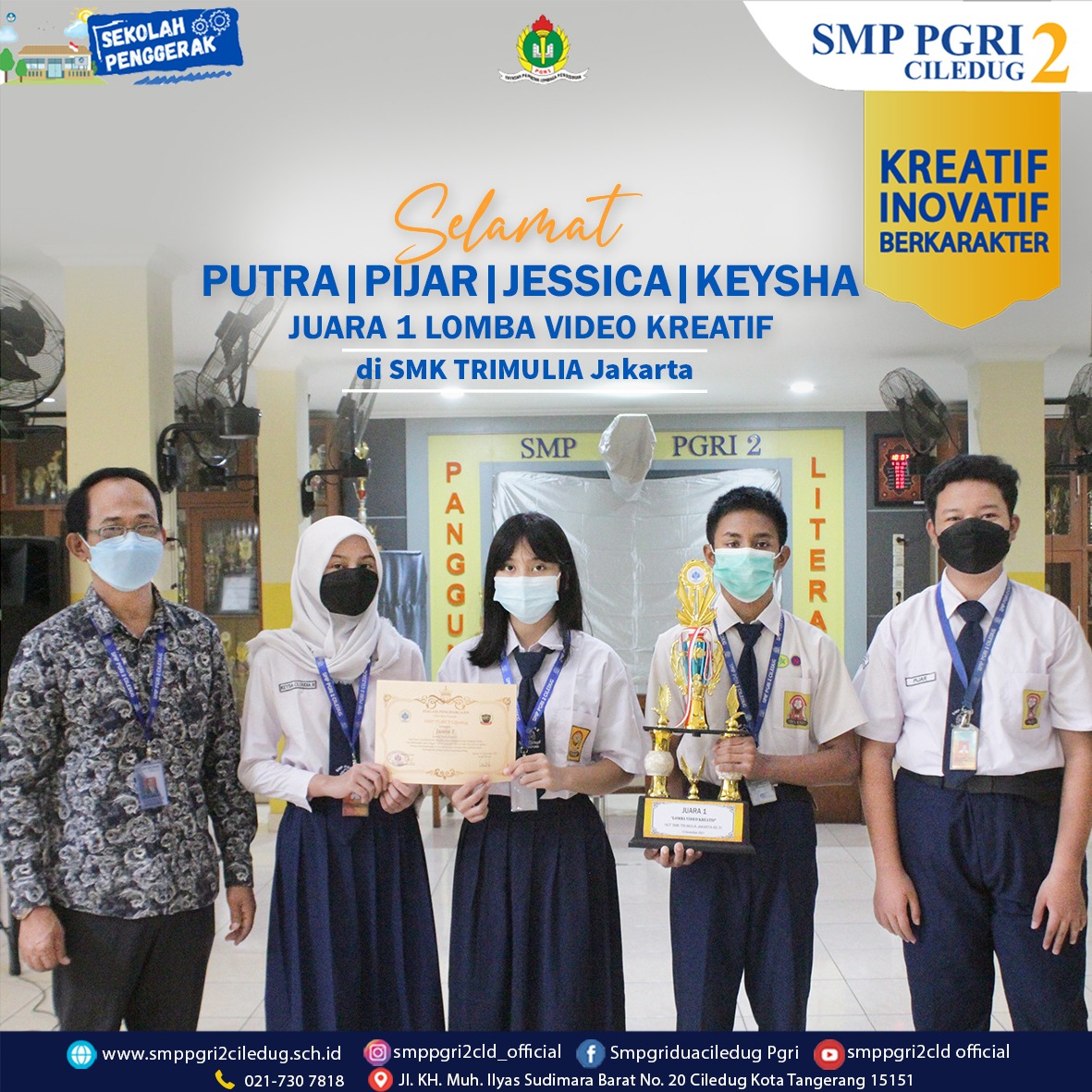 Penghargaan Kepada Pemenang Lomba Video Creative dan Photography – SMP ...